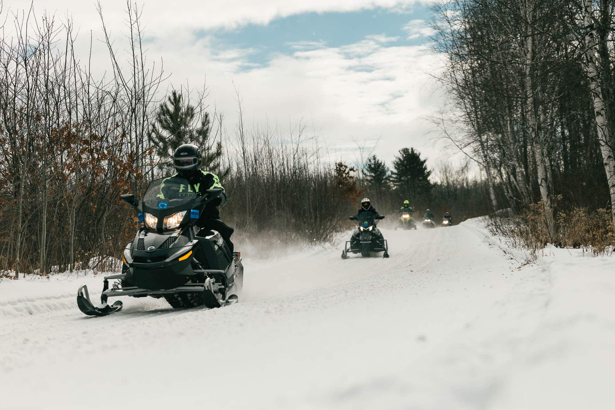 Snowmobile Trail Conditions - Eagle River Wisconsin